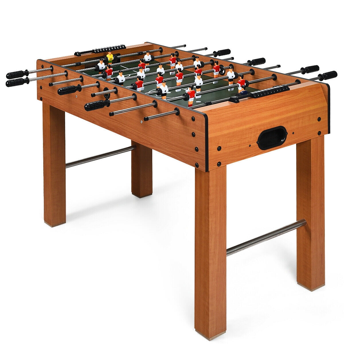"Gymax Adults Size 48"" Foosball Table, Indoor Soccer Game Table for ...