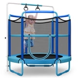 Gymax, Kids 3-in-1 Game Seamless Trampoline, 5FT, Outdoor Indoor ...