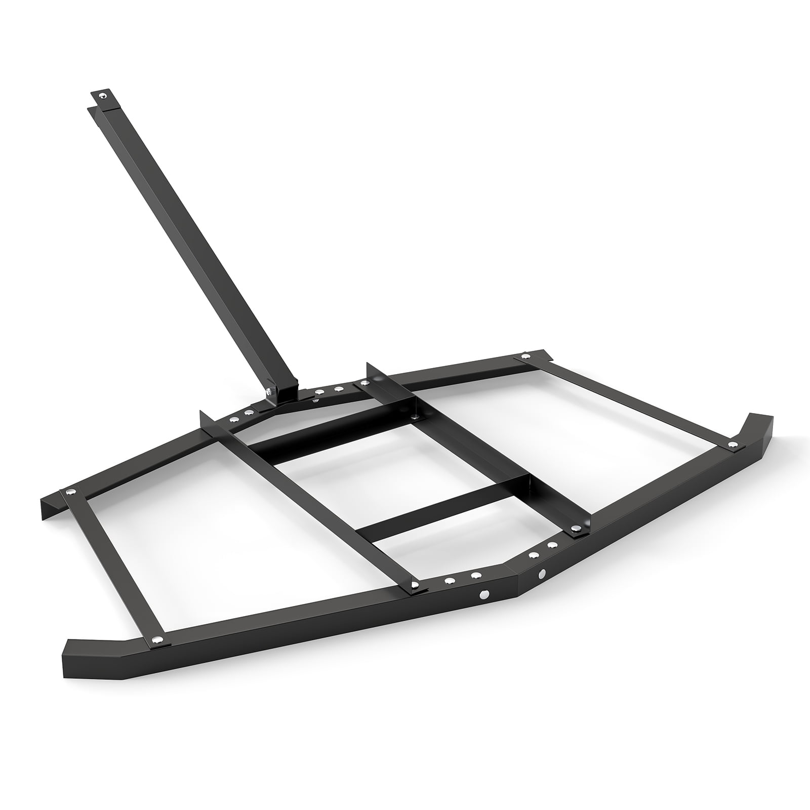 Gymax 66'' Wide Driveway Drag Tow Behind Landscape Leveling Rake w ...
