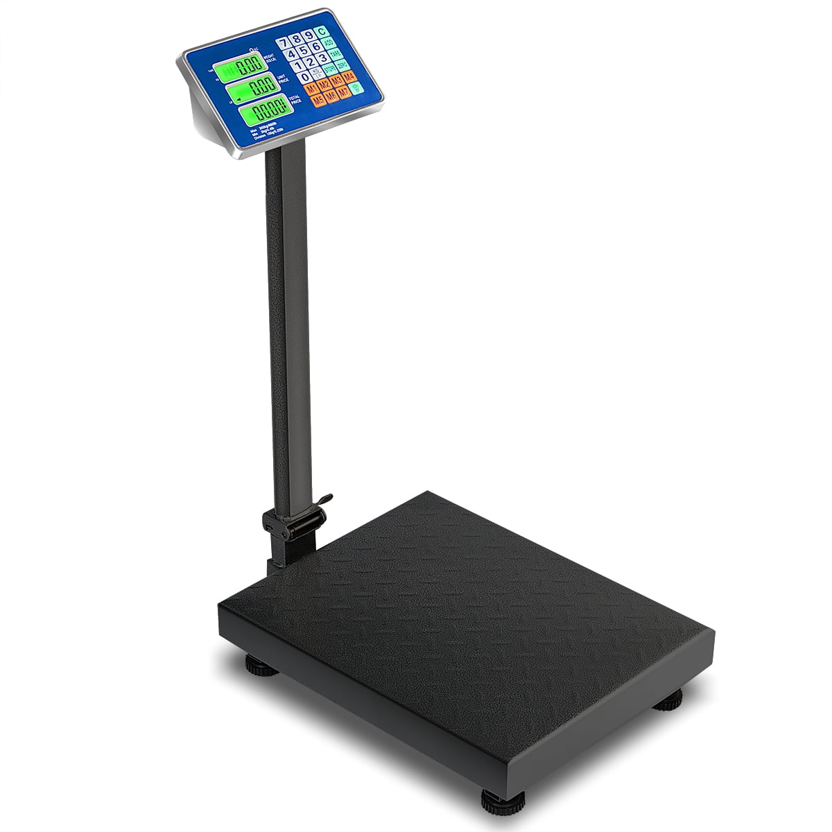 Gymax, Digital Floor Scale, 660lbs weight capacity, Folding Portable ...