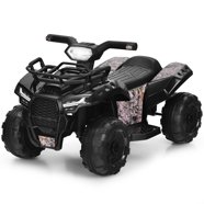 TOBBI 6V Electric Kids Ride on ATV Quad Car 4 Wheeler Ride on Toy W/ LED Headlight, Horn, Speed ...