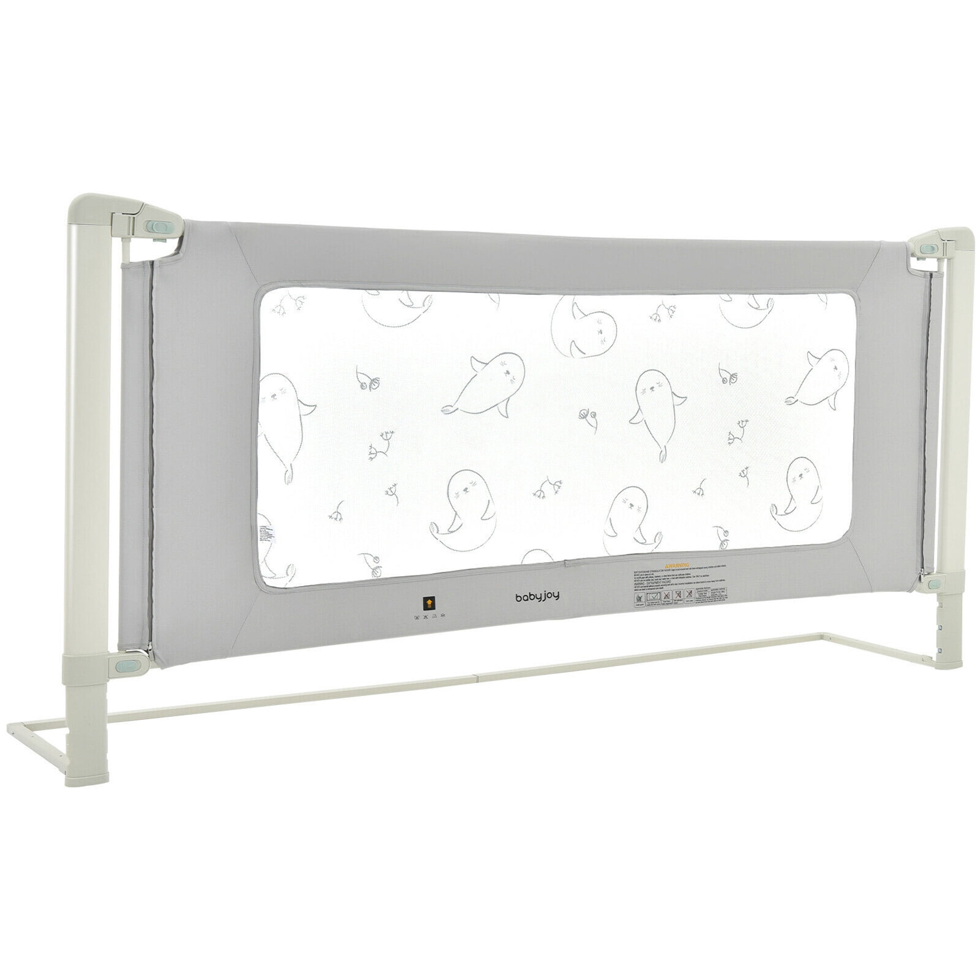 Gymax 79'' Bed Rail Guard for Toddlers Kid w/ Adjustable Height ...