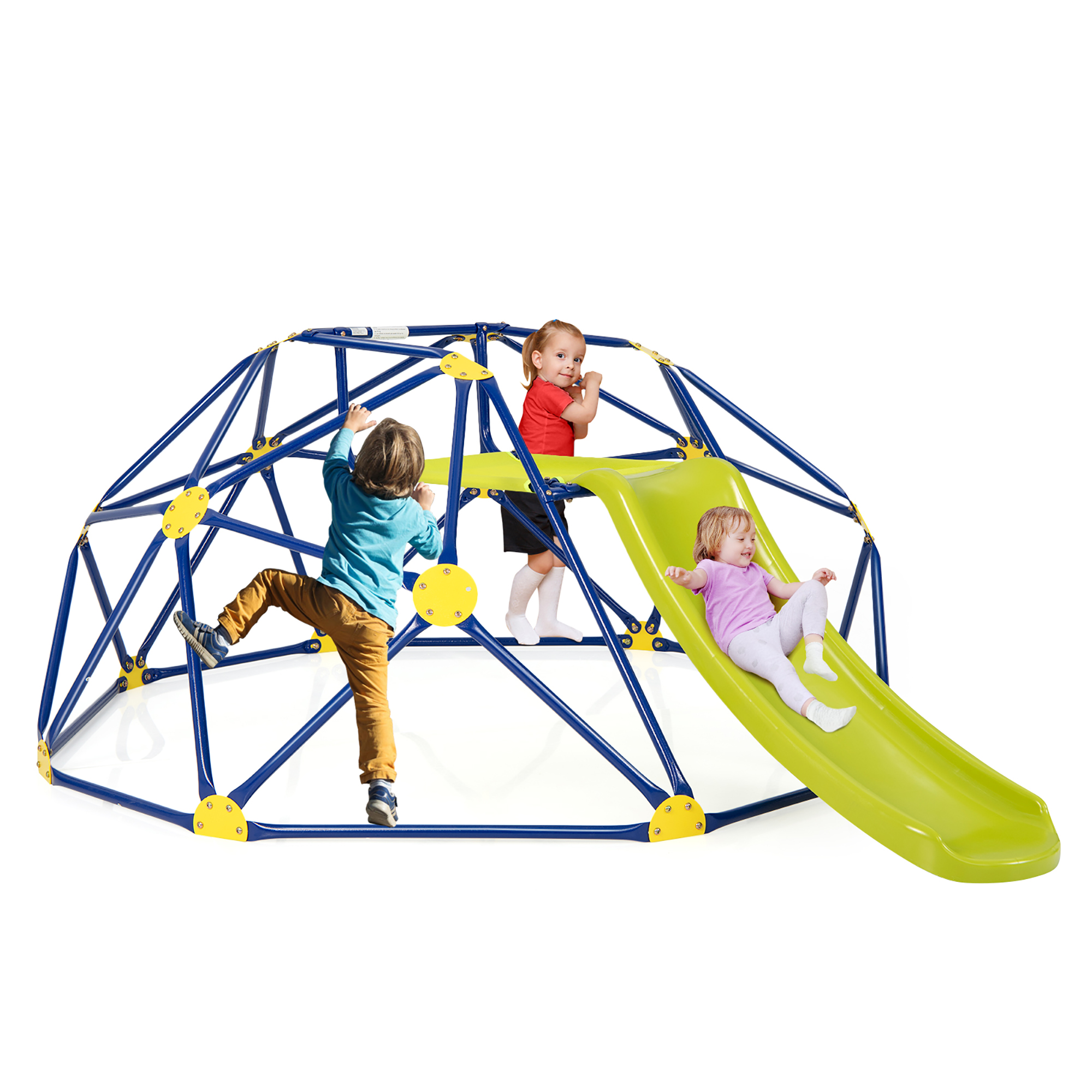 TOBBI Outdoor Kid's Dome Climber 82" Climbing Dome Steel Frame Monkey ...