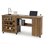 South Shore Portable Crea Sewing Craft Table with Storage Drawers on ...