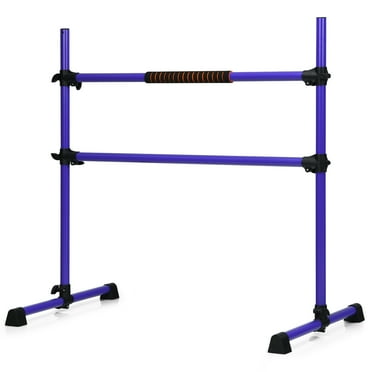 Costway 51'' Portable Freestanding Stretching Dancing Ballet Bar with 4 ...