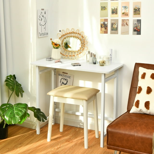 Gymax Home Computer Desk Folding Table Office Writing Table PC Laptop ...