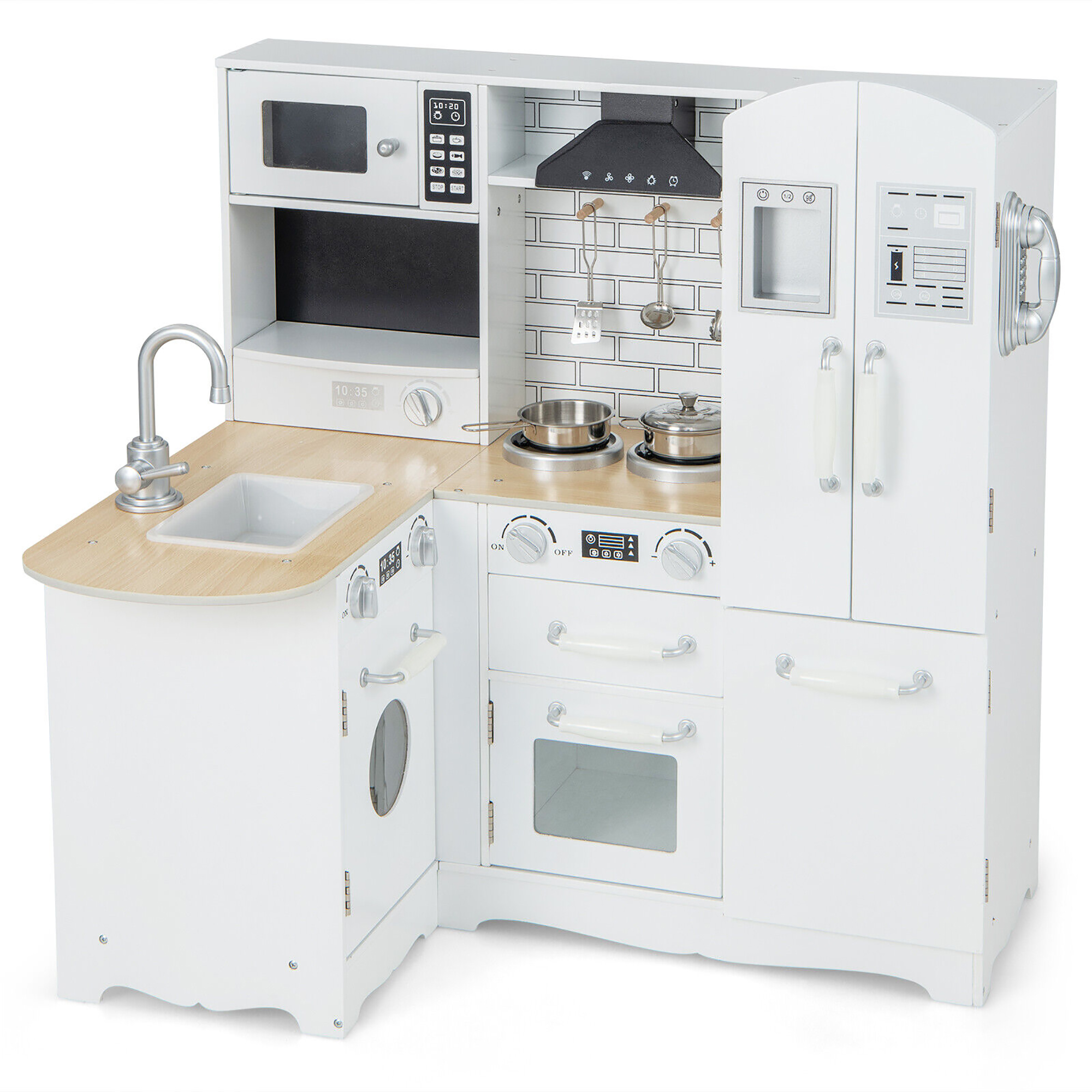 PlayWorld Kitchen Connection Modern Kitchen Playset - Walmart.com