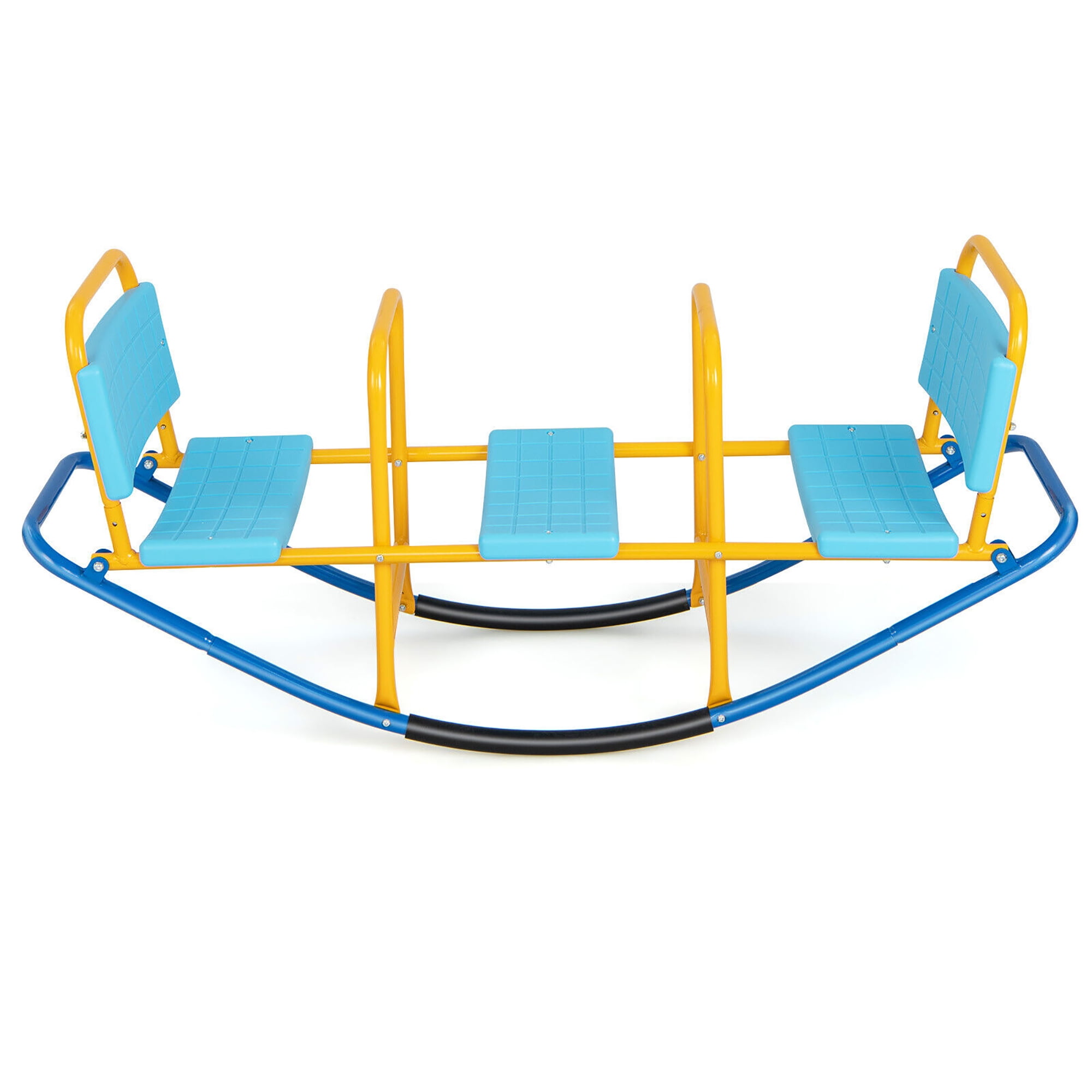 Gymax Kids Teeter Totter Outdoor Teeter Totter Gift for Children Boys ...