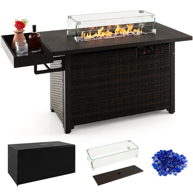 Gymax Fire Pits - Heat Source for Restaurant Outdoor Dining - Walmart ...