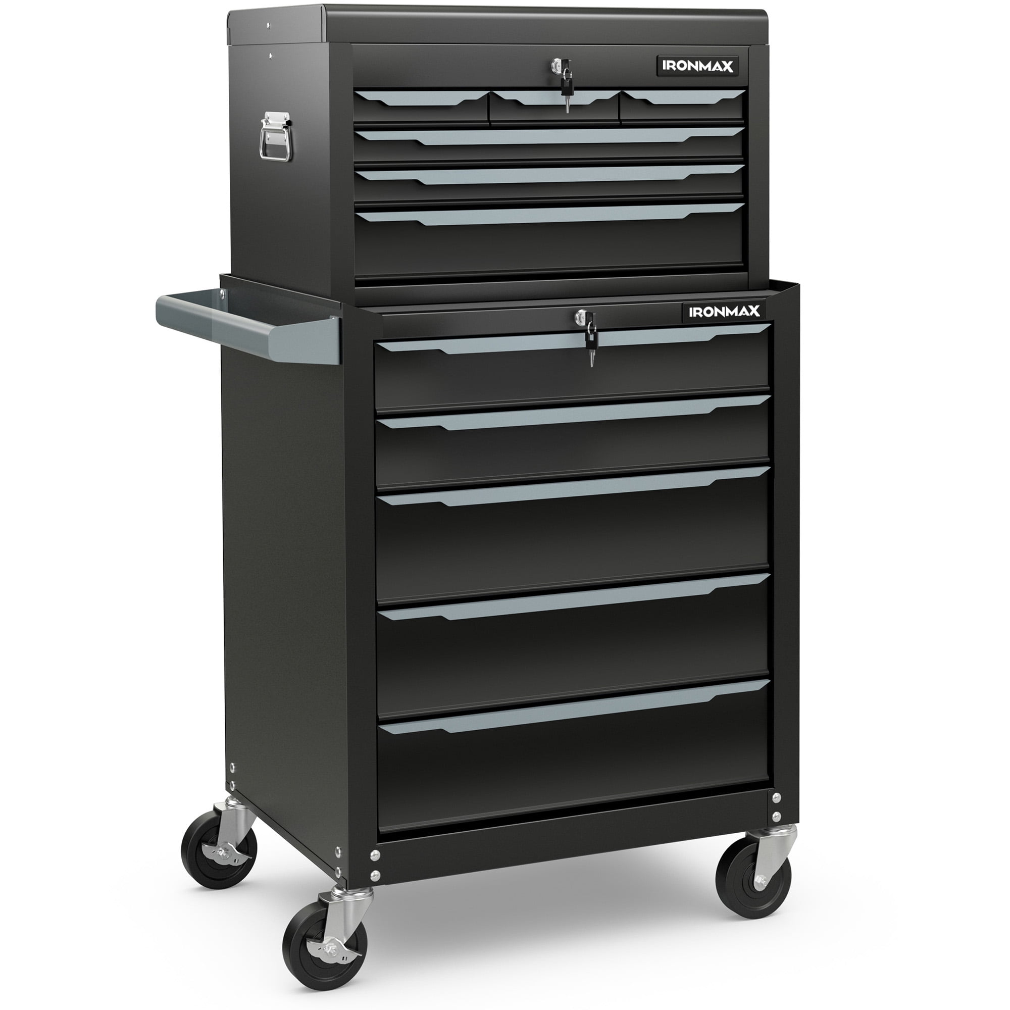 Gymax Rolling Steel Tool Chest 5-Drawer Tool Storage Cabinet w/ Hanging ...