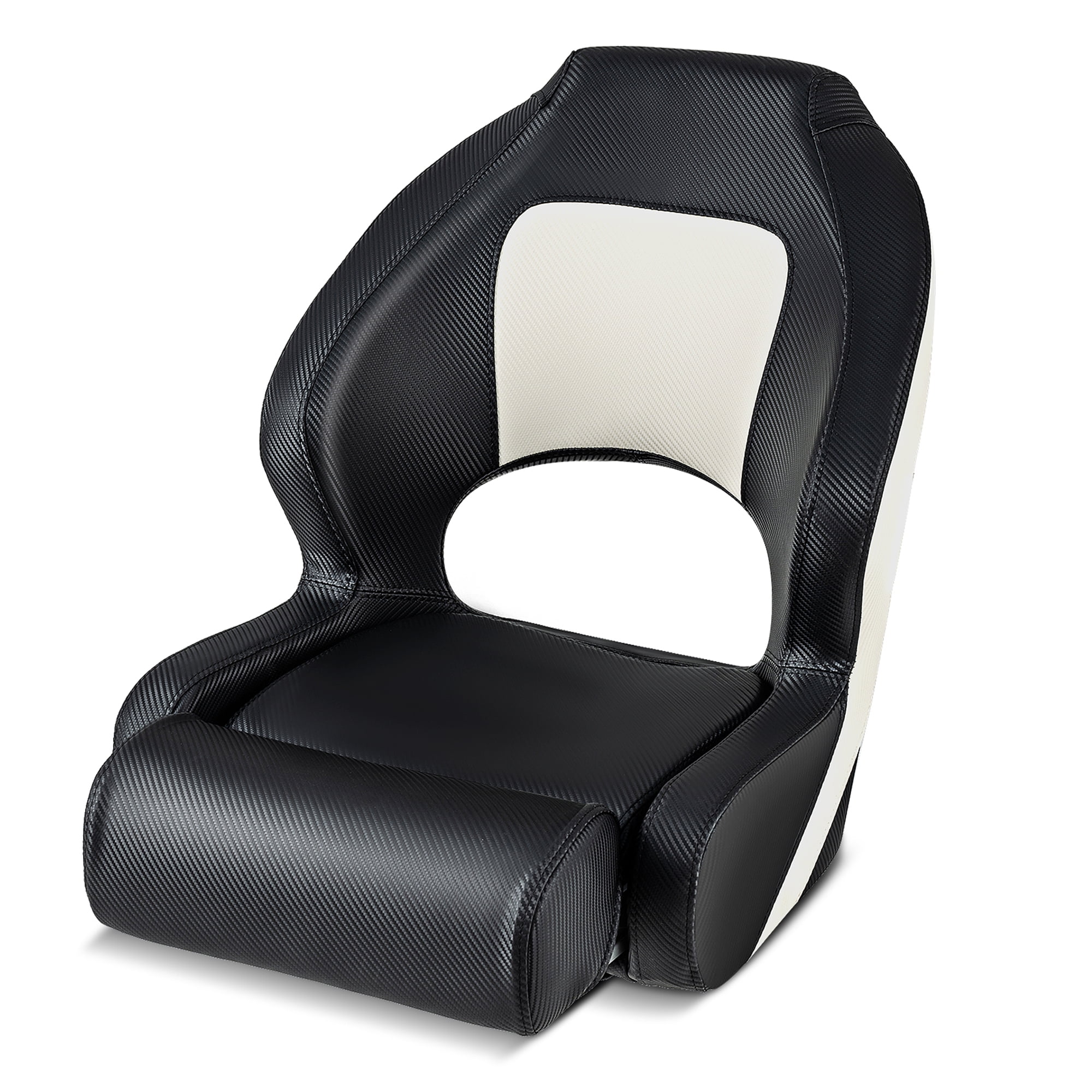 Gymax Sports Flip up Boat Seat Captain Bucket Seat w/ Flip-up Bolster ...