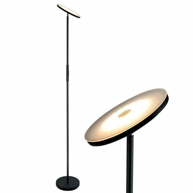 Gymax Standing Sky LED Light Modern Dimmable Torchiere Touch Control ...