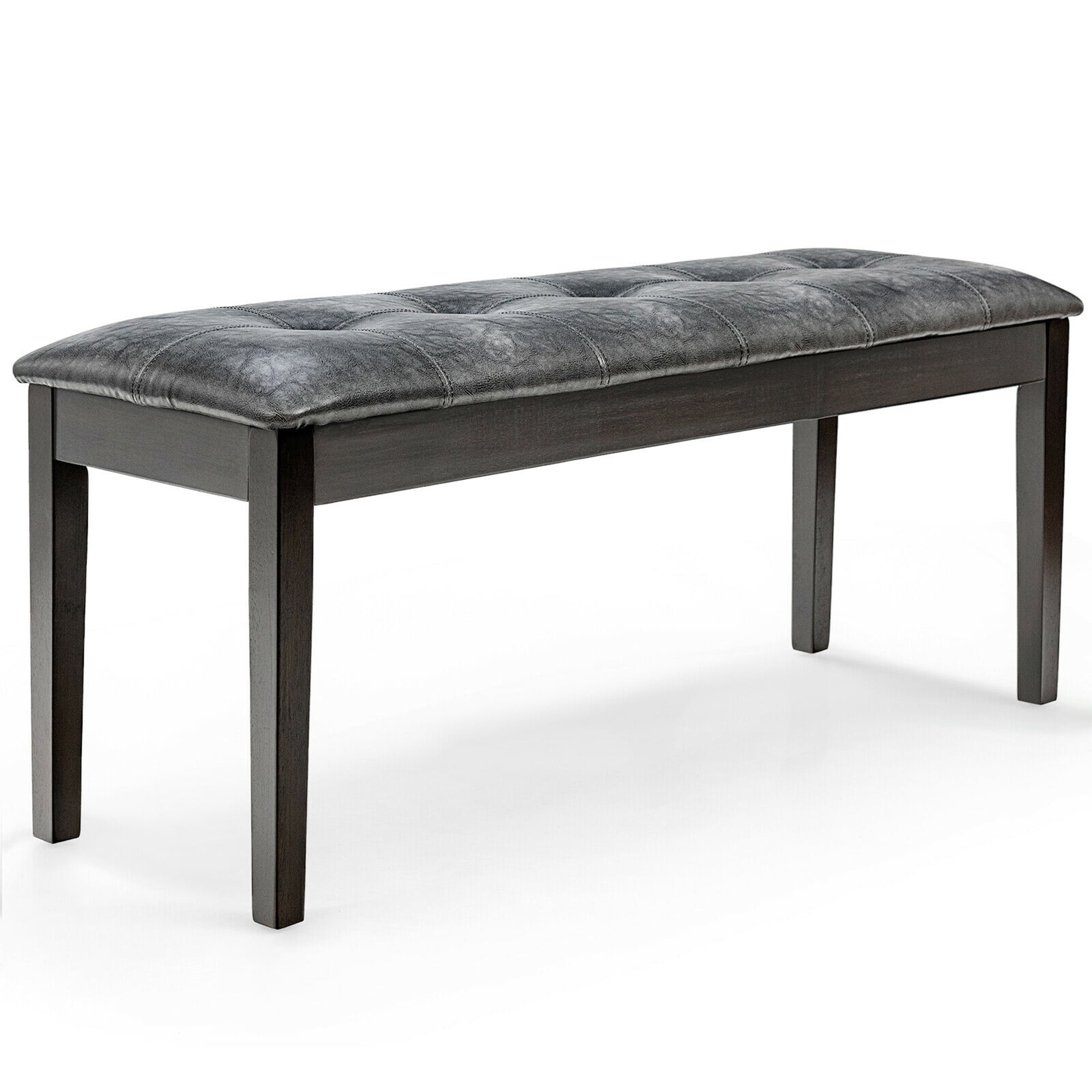 Gymax Indoor Furniture: Upholstered Dining Bench with Padded Seat for ...