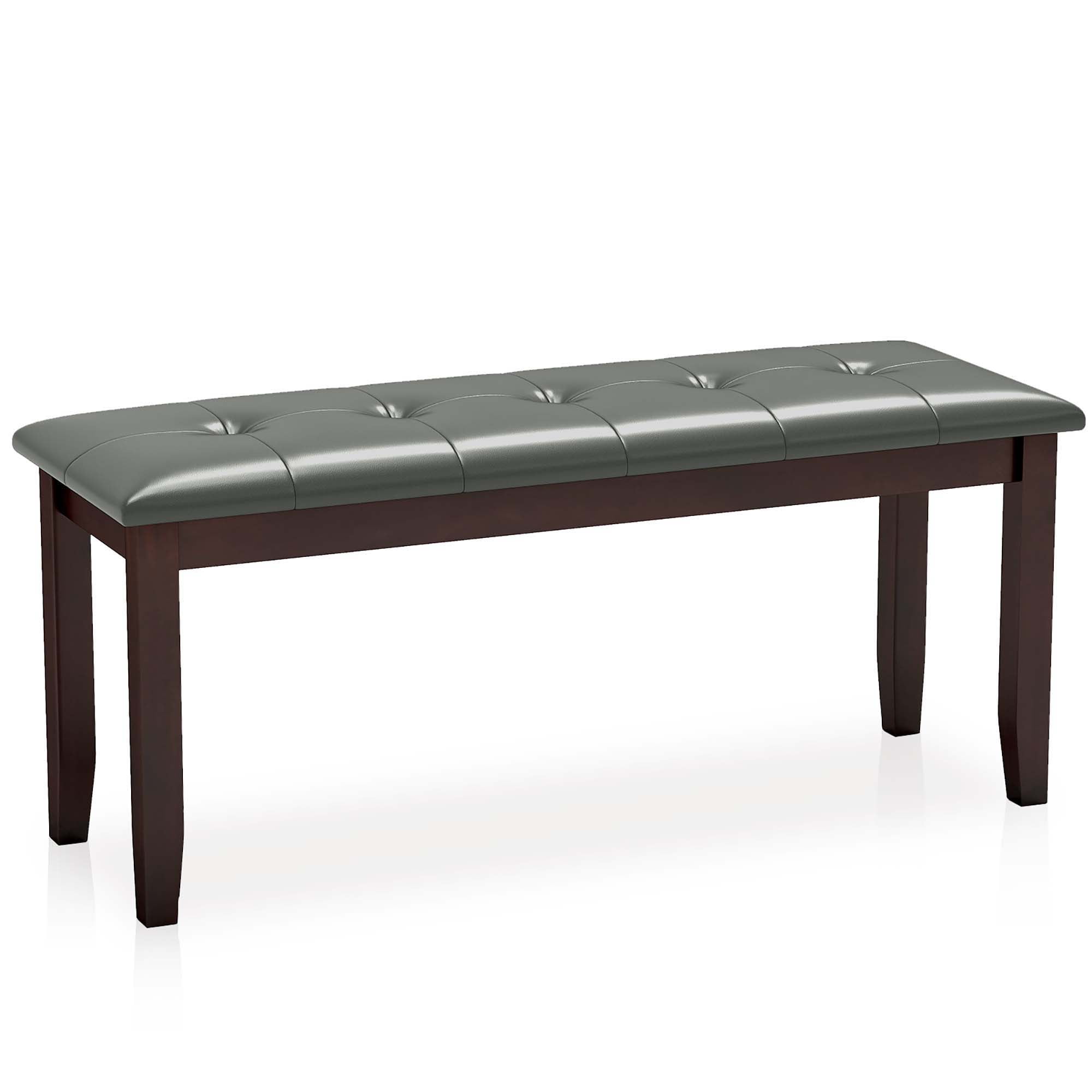 Gymax Indoor Furniture: Upholstered Dining Bench with Padded Seat for ...