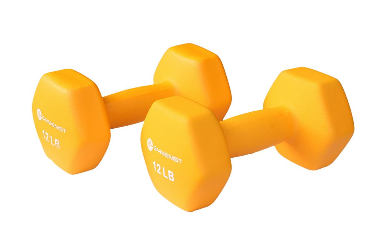 Gymenist, 12lb Neoprene Dumbbells, Pair - Walmart.com