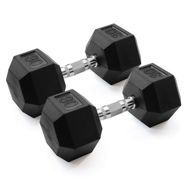Yaheetech 66LB Adjustable Dumbbell Weight Set with Secure Spinlock ...