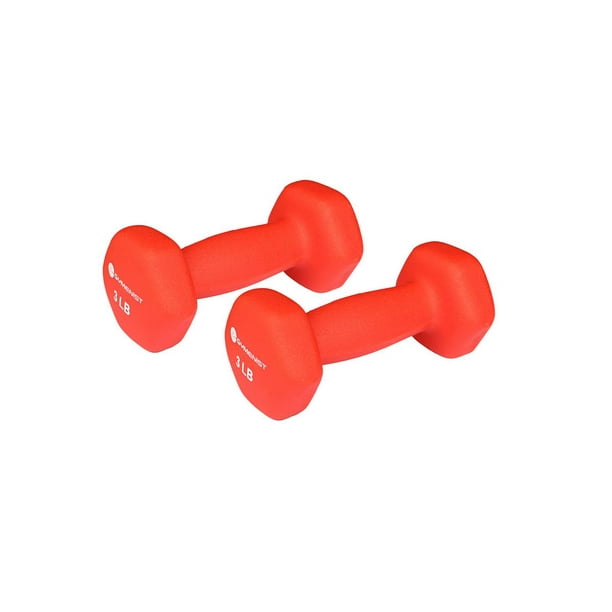Gymenist, 3lb Neoprene Dumbbells, Pair - Walmart.com