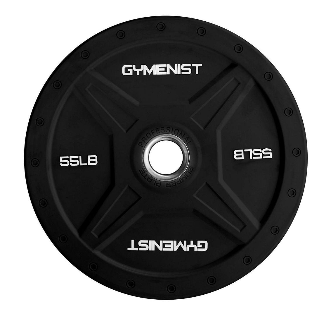 Gymenist, 55lb Bumper plate, Single - Walmart.com