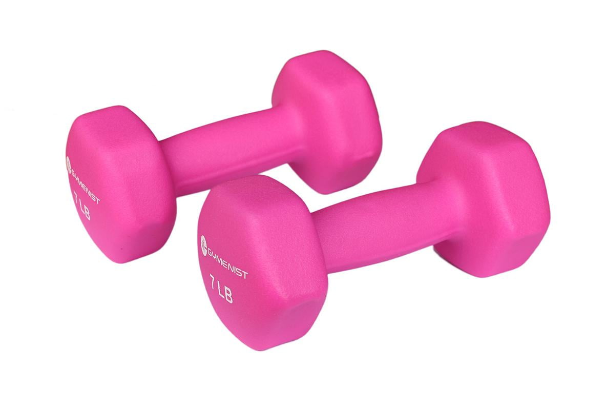 Gymenist, 7lb Neoprene Dumbbells, Pair - Walmart.com