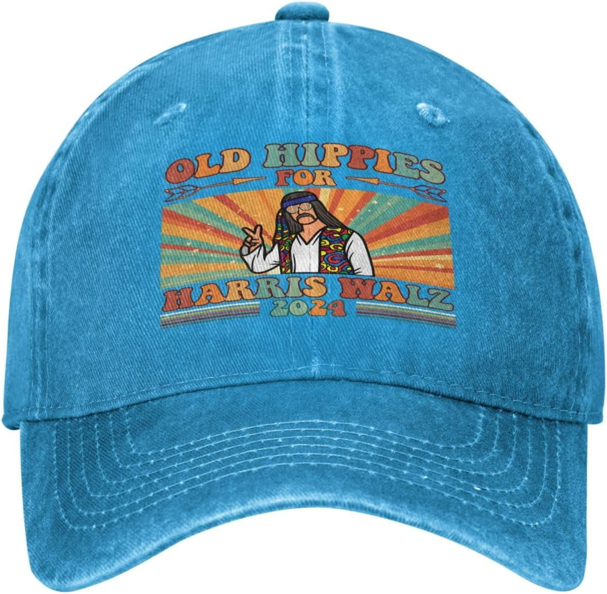 Gymini Old Hippies for Harris Waltz 2024 Hat Kamala Harris 2024 Hat Men ...
