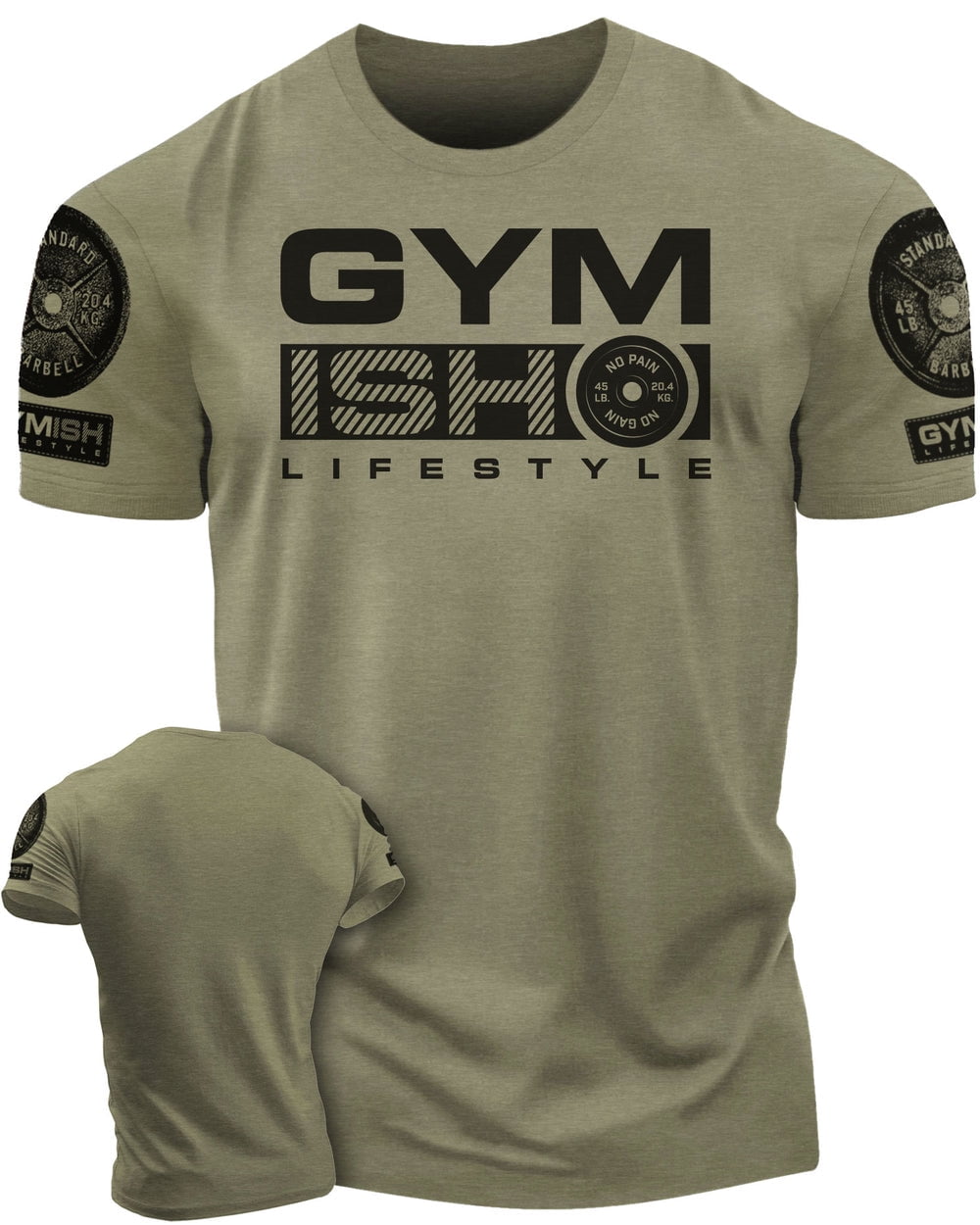 Gymish 3 Workout T-Shirt, Funny Gym Shirts, Lifting T-Shirt, Deadlift - Walmart.com