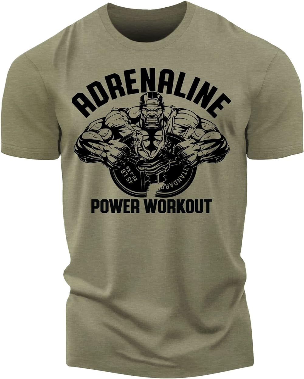 Gymish Adrenaline Workout T-Shirt for Men – Funny Gym Shirt, Lifting ...
