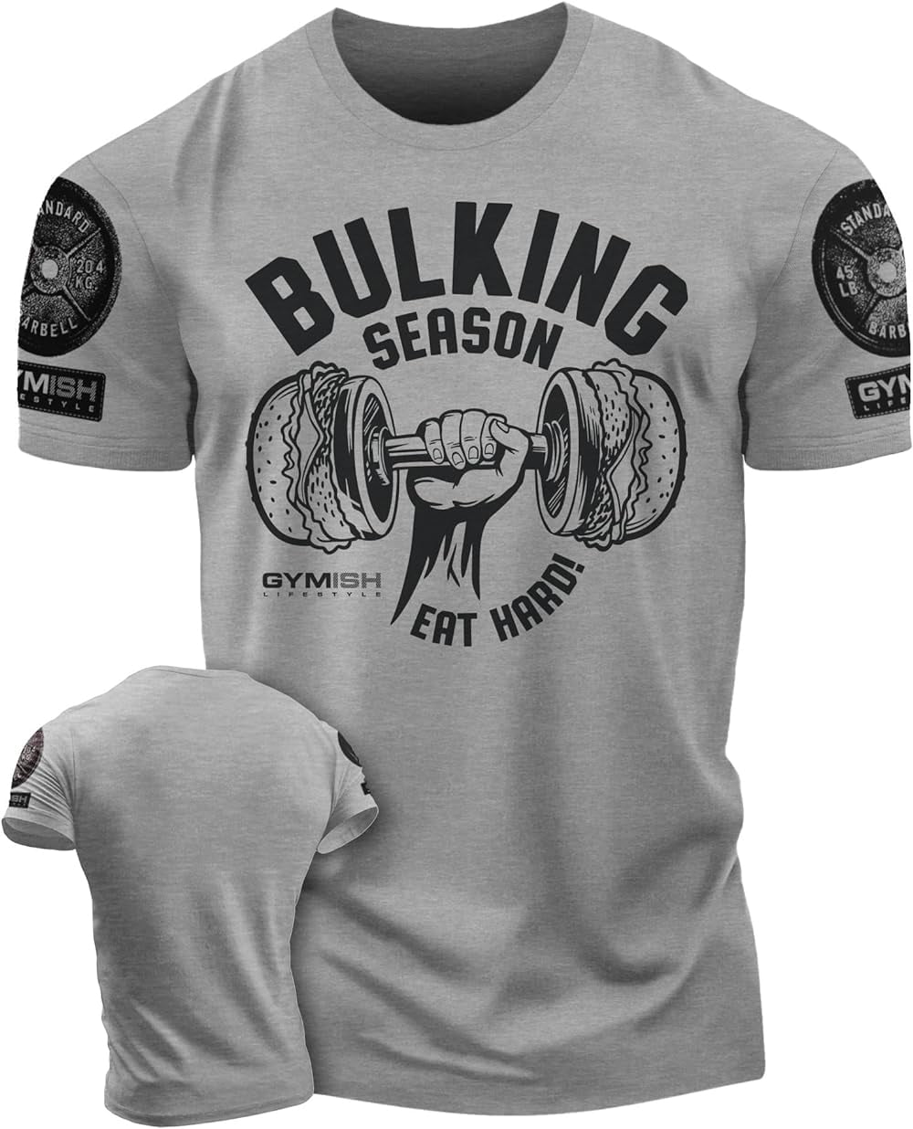 Gymish Bulking Season V2 Gym Shirt – Motivational Workout T-Shirt for ...