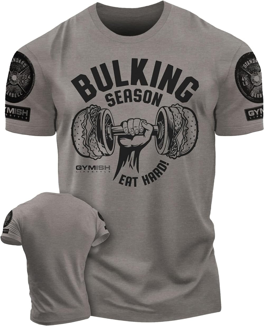 Gymish Bulking Season V2 Gym Shirt – Motivational Workout T-Shirt for ...