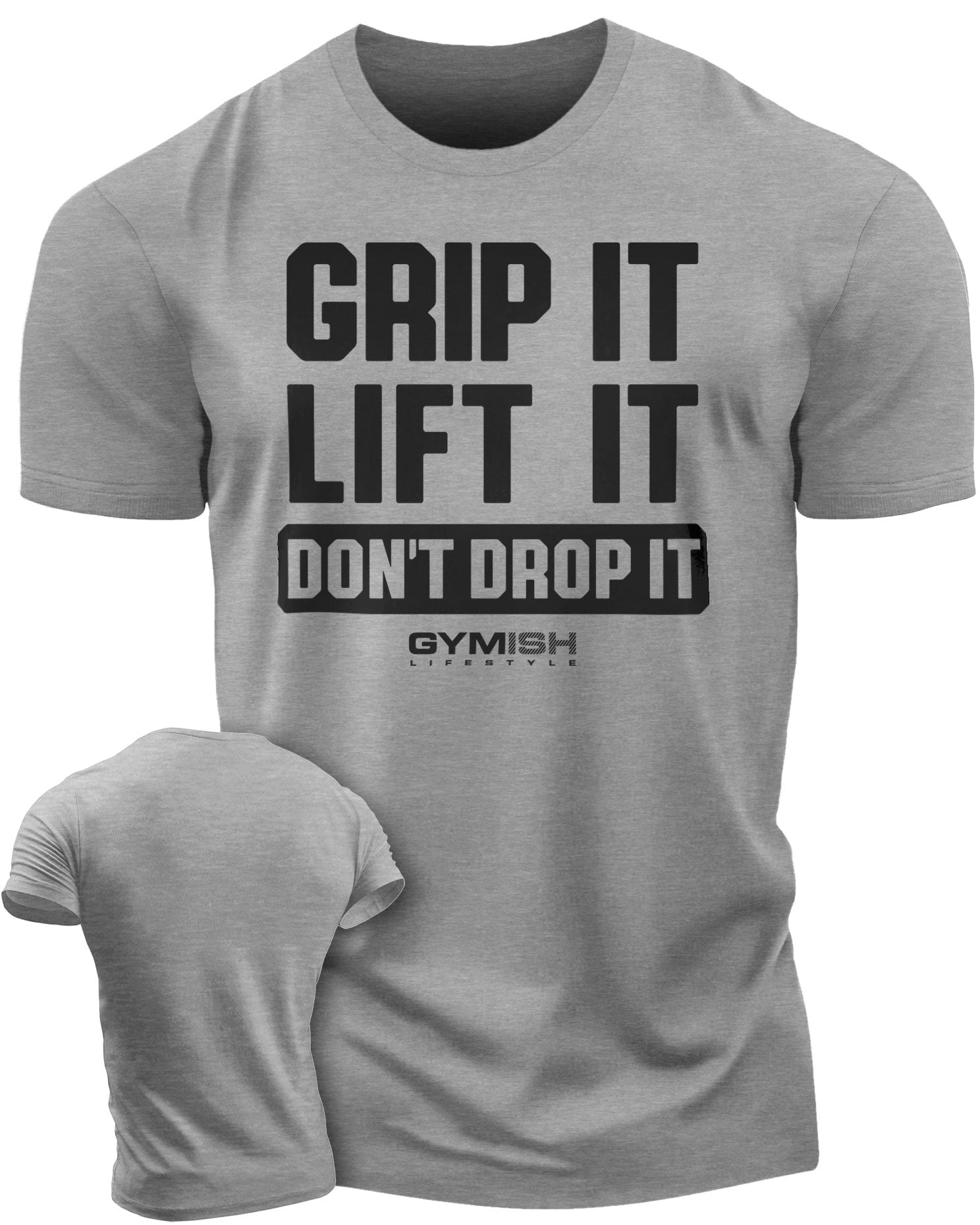 Gymish Grip It Workout T-Shirt for Men – Funny Gym Shirt, Mens Gym TShirt, Gym Clothes for Men ...