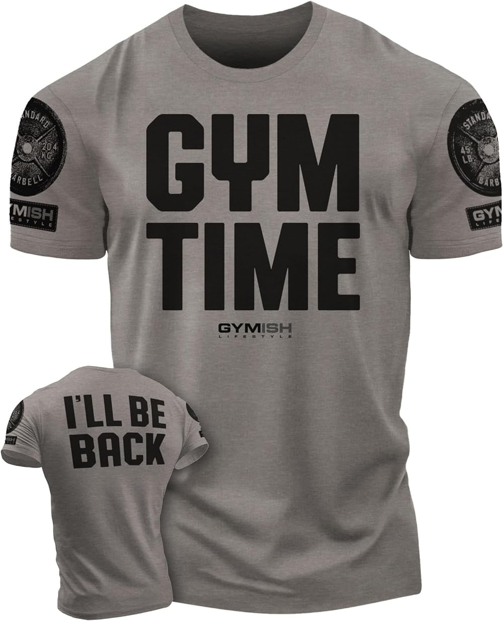 Gymish Gym Shirts Men – Motivational Mens T Shirt Workout Lifting Shirt - Funny T-Shirt ...