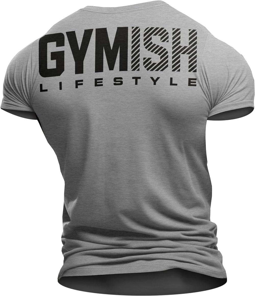 Gymish Gym Workout Shirts Men Motivational Gym T-Shirt Gift for Men ...