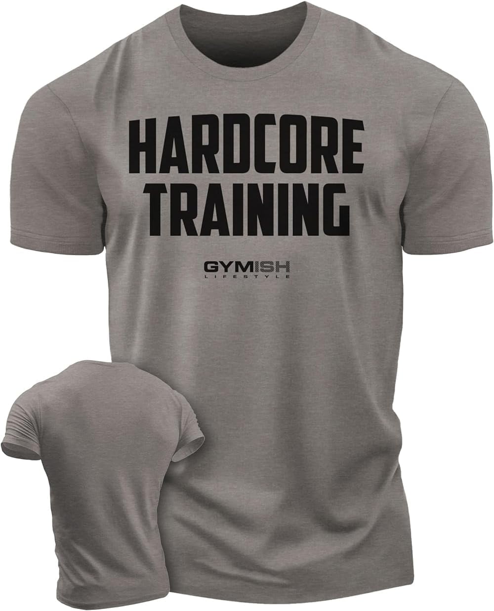 Gymish Hardcore Training Workout Shirts for Men – Motivational Gym Shirt, Mens Gym Shirts, Gym ...