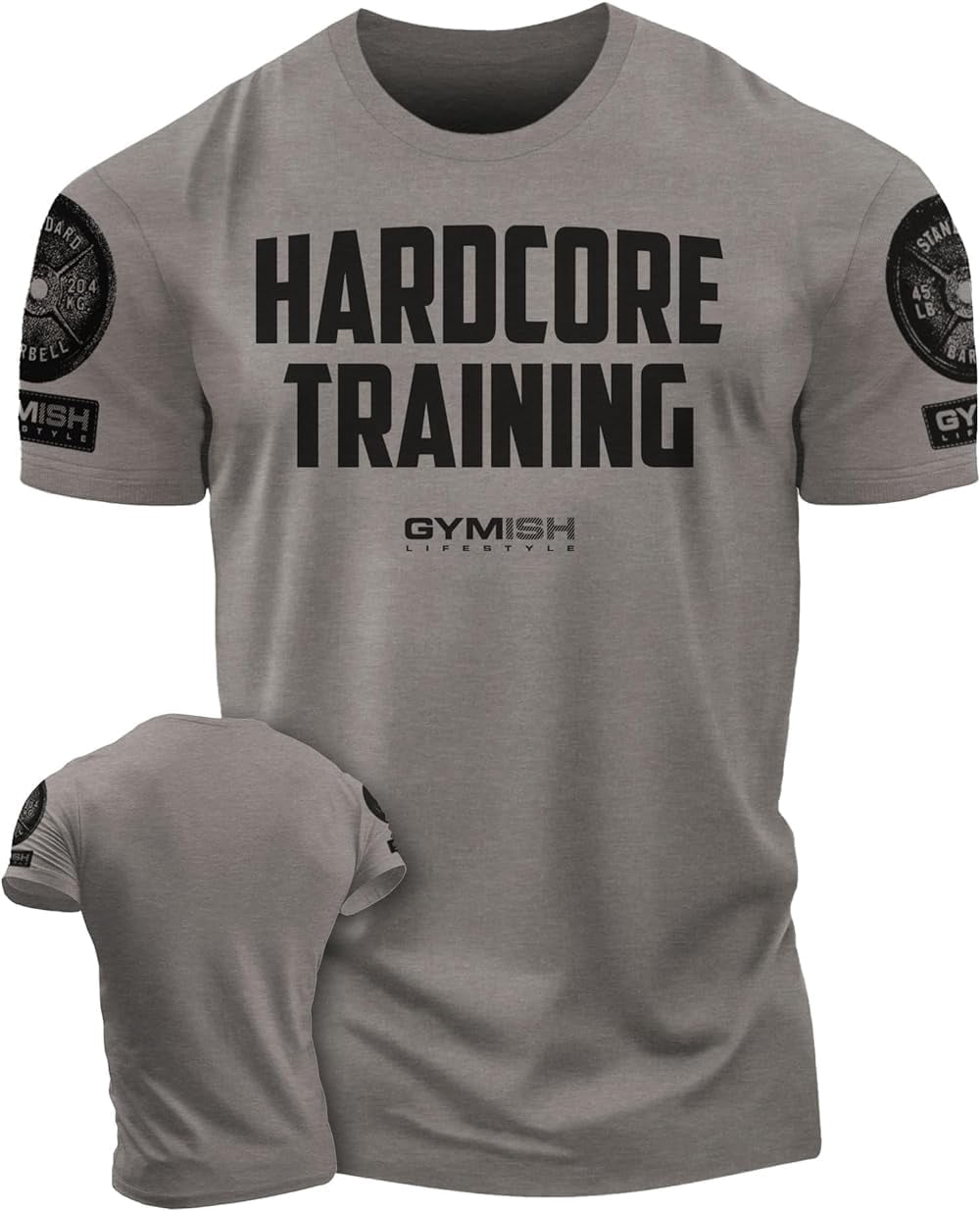 Gymish Hardcore Training Workout Shirts for Men – Motivational Gym ...