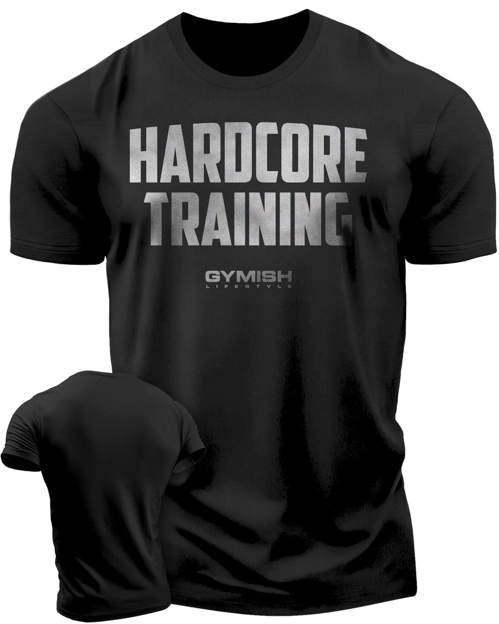 Gymish Hardcore Training Workout Shirts For Men Motivational Gym 5227