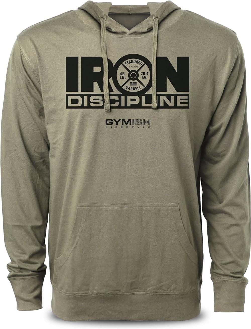 Gymish Iron Discipline Gym Hoodie for Men – Workout T-Shirt, Gym ...