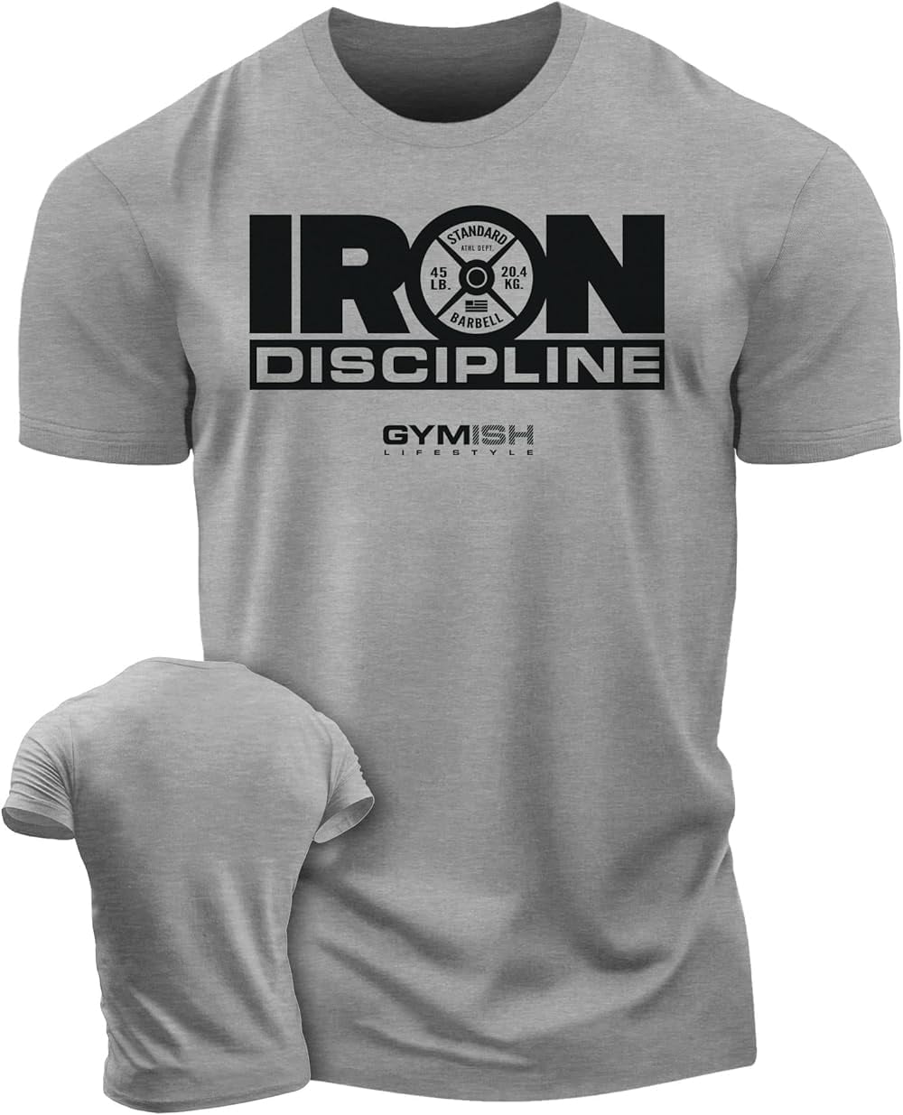 Gymish Iron Discipline Gym Shirt for Men – Workout T-Shirt, Gym TShirts ...