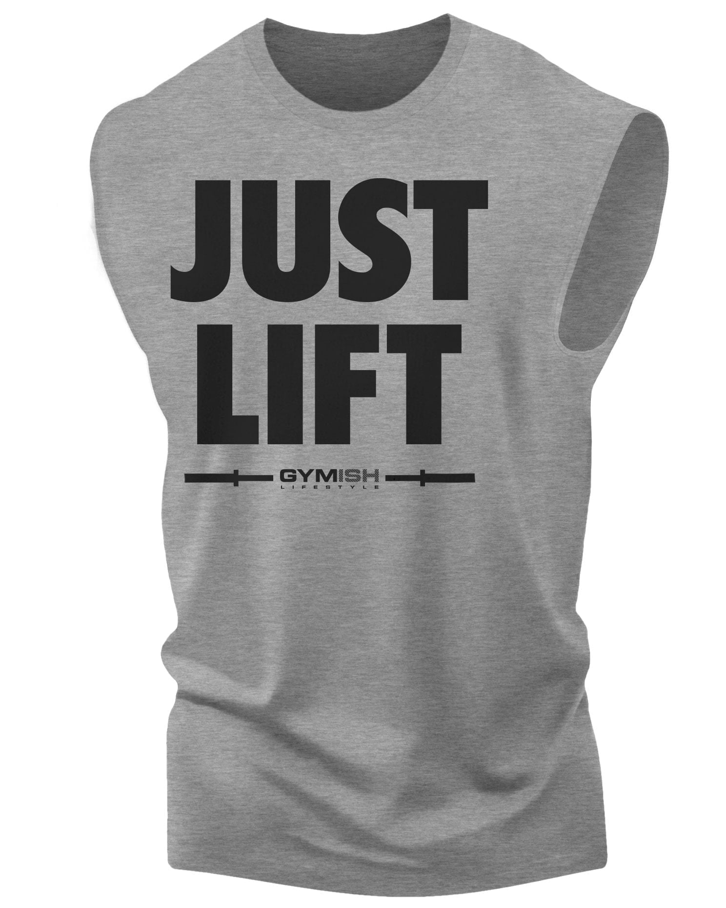 Gymish Just Lift Workout Tank Top for Men – Funny Gym Shirt, Mens Gym TShirt, Motivational ...