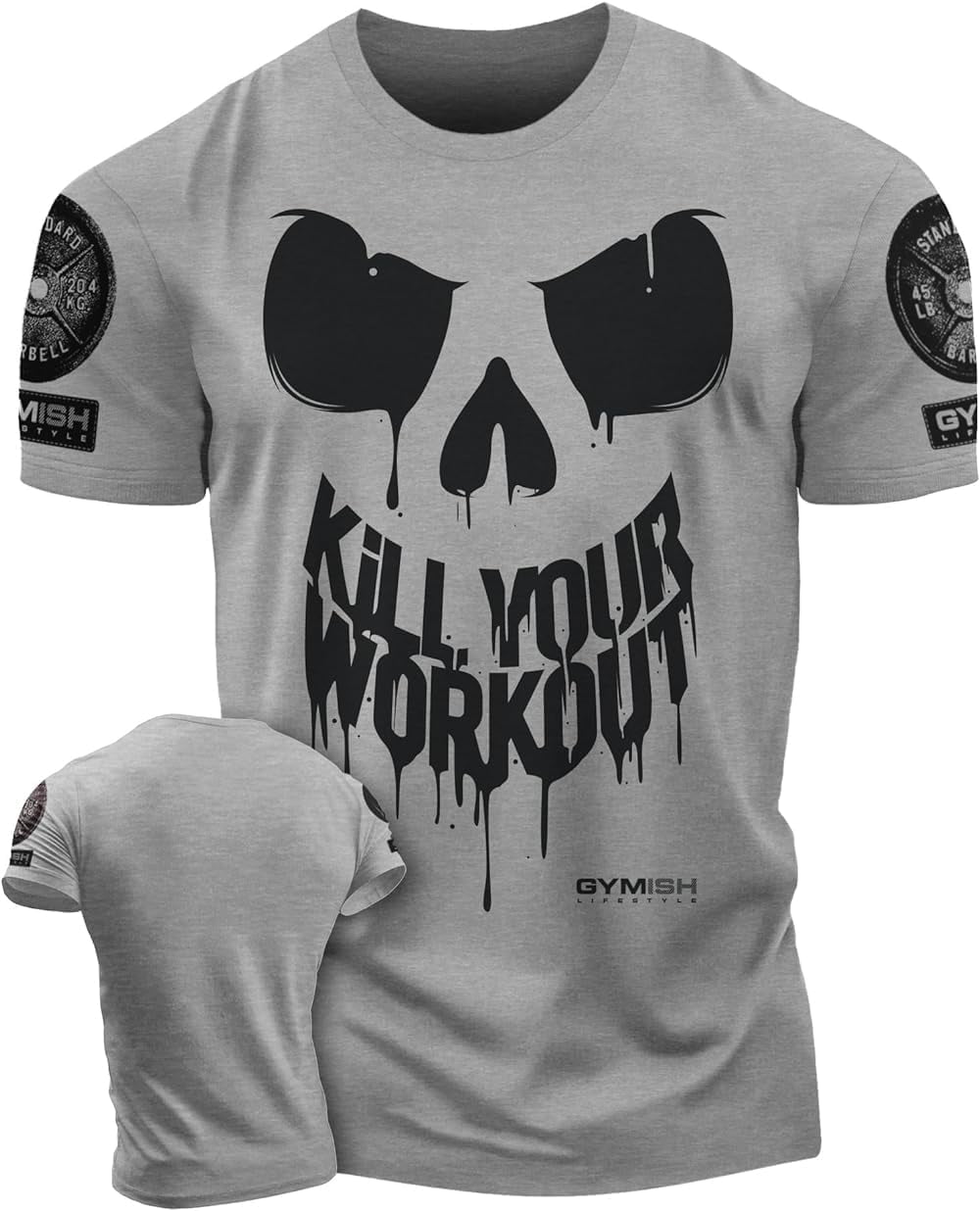 Gymish Kill Your Workout Shirts for Men – Funny Gym Shirt, Workout T-Shirt, Men's Gym Shirts ...