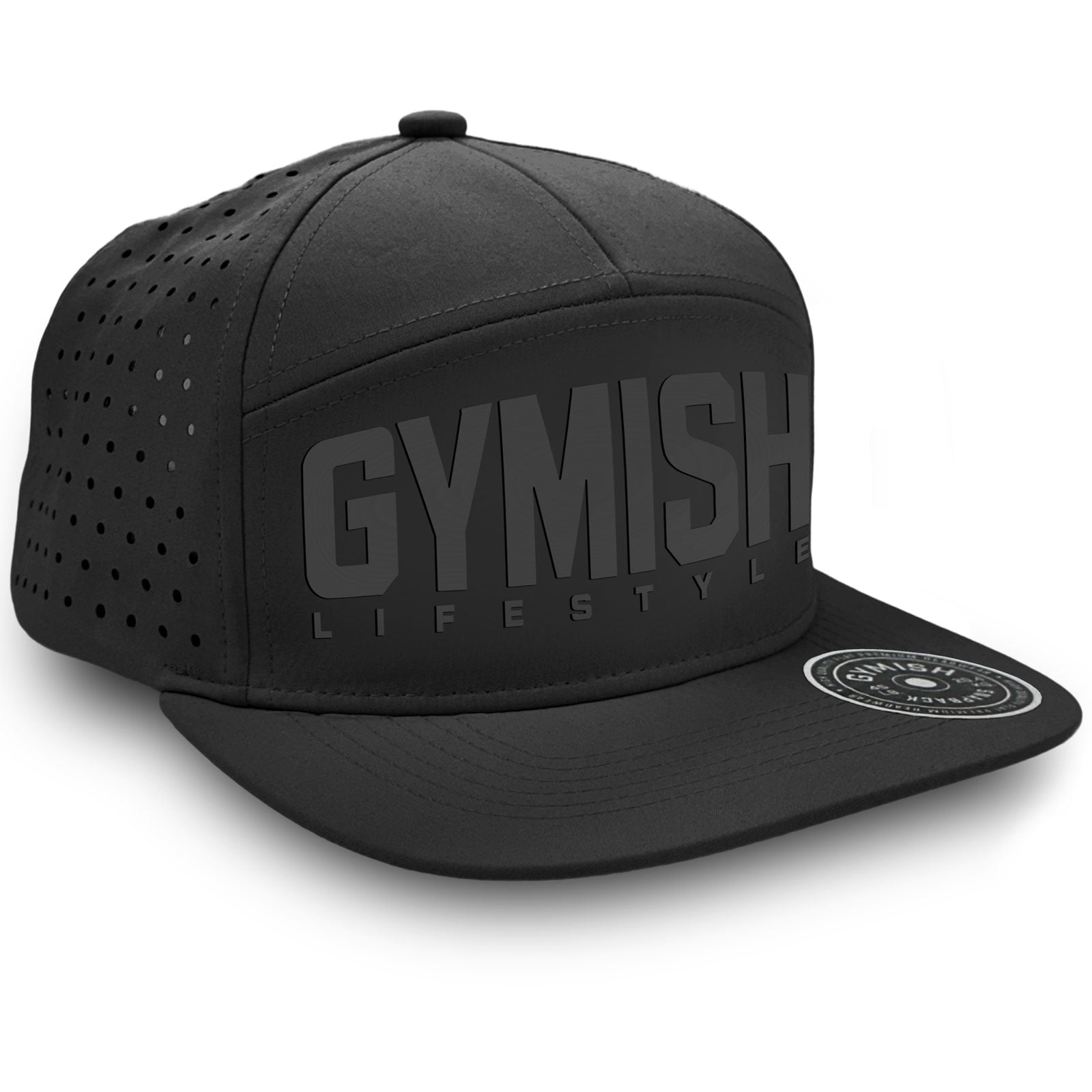Gymish Lifestyle Workout Gym Hats for Men with Laser-Vented Design in ...