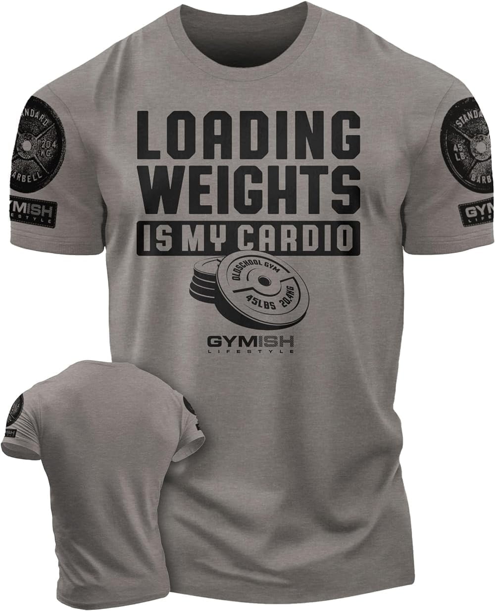 Gymish Loading Weights Is My Cardio Gym T-Shirt for Men – Motivational Workout Shirt, Mens Gym ...