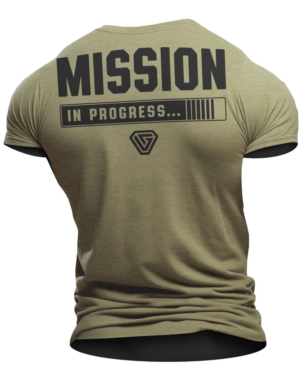 Gymish Mission In Progress Workout T-Shirt for Men – Funny Gym Shirt ...