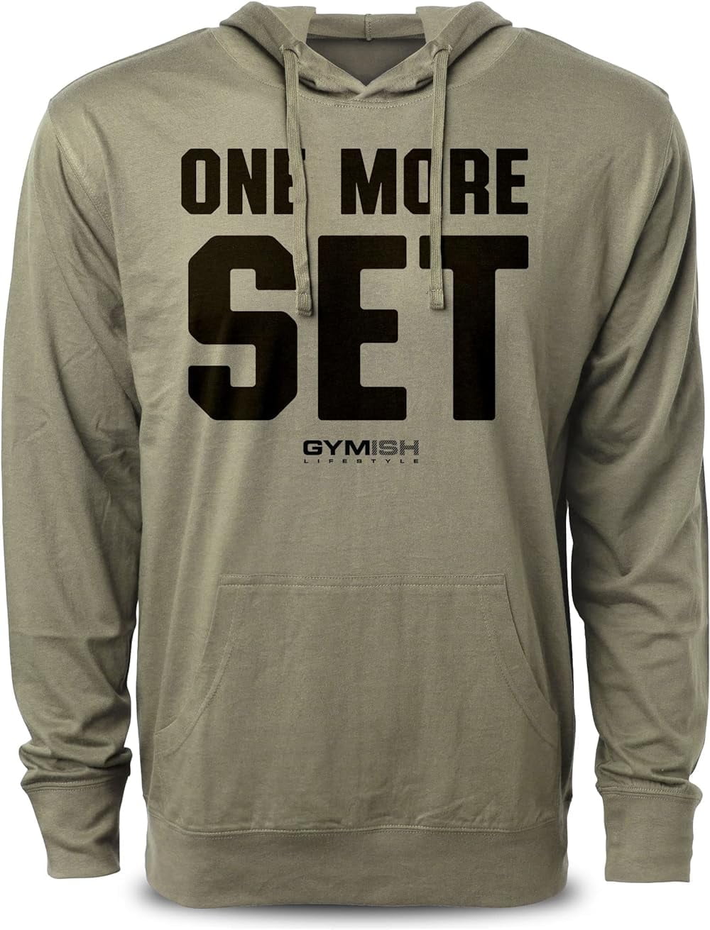 Gymish One More Set Workout Hoodie – Motivational Lifting Shirt for Men ...
