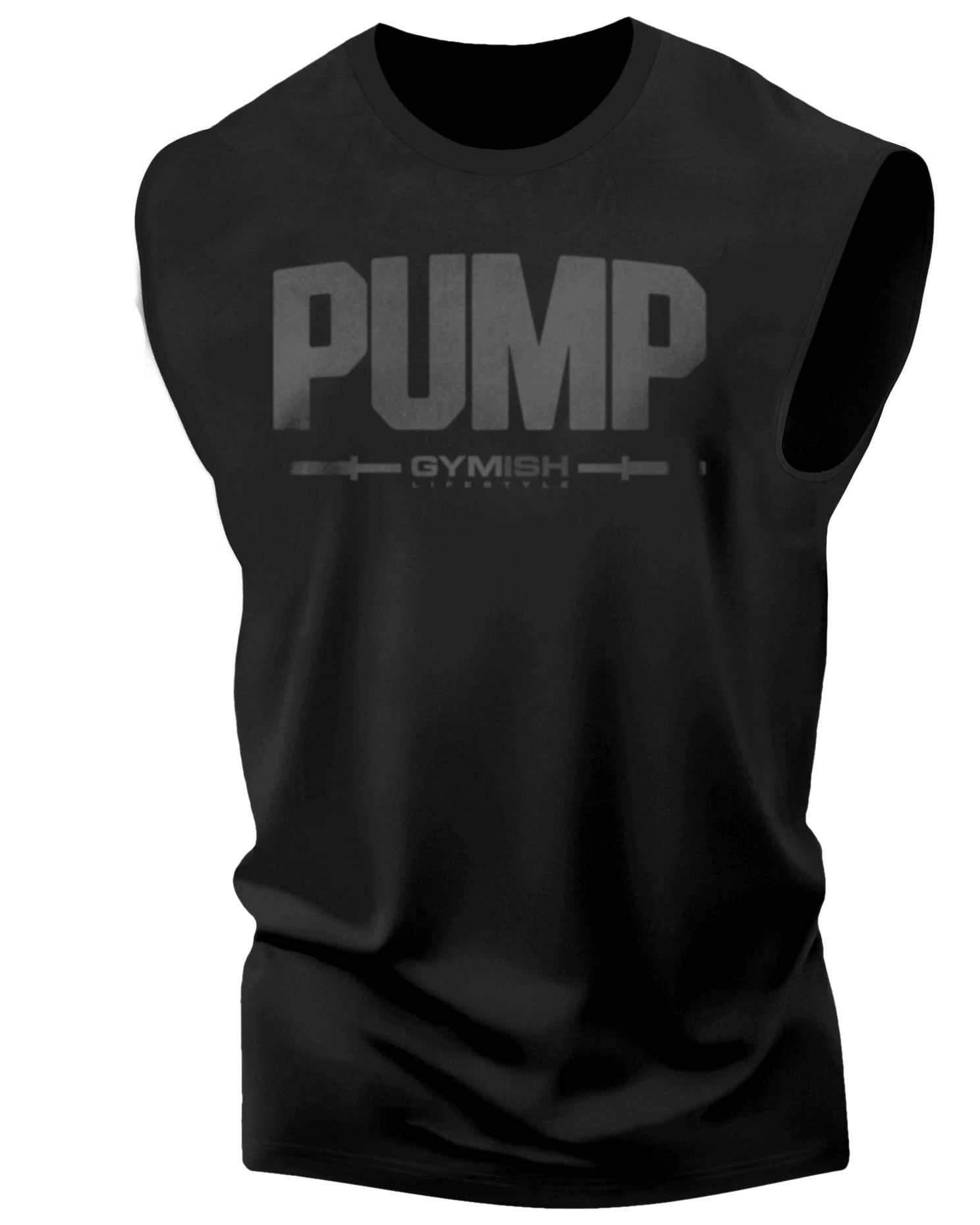 Gymish Pump Workout Muscle Tank Top for Men, Funny Gym Shirts, Lifting ...