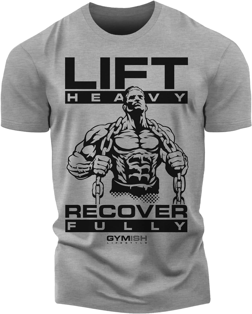 Gymish Recover Fully Workout T-Shirt for Men – Funny Gym Shirt, Men's Gym T-Shirt, Lifting Shirt ...