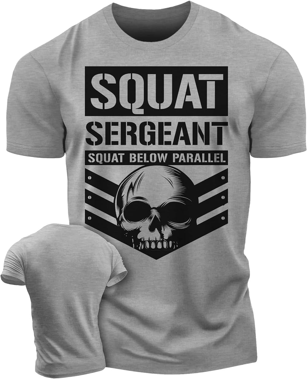 Gymish Squat Sergeant Workout T-Shirt, Funny Gym Shirts, Lifting T-Shirt, Deadlift - Walmart.com