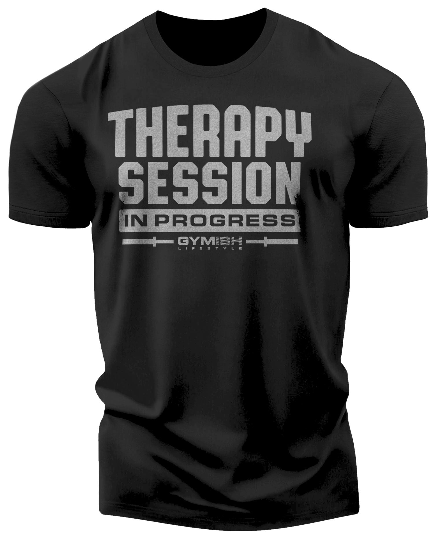 Gymish Therapy Session Workout T-Shirt for Men, Funny Gym Shirts ...