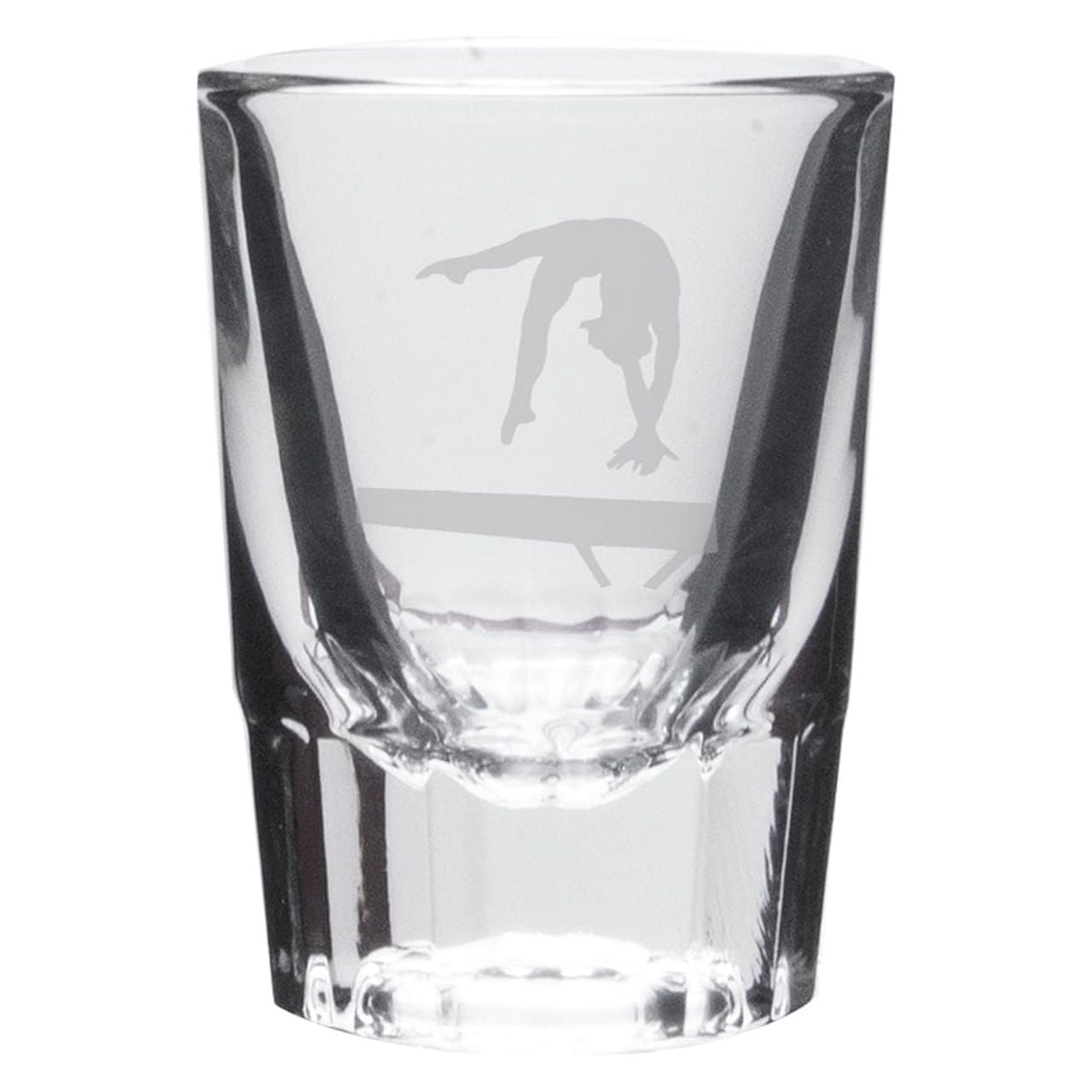 Gymnast Deep Etched Crystal Shot Glass - Walmart.com