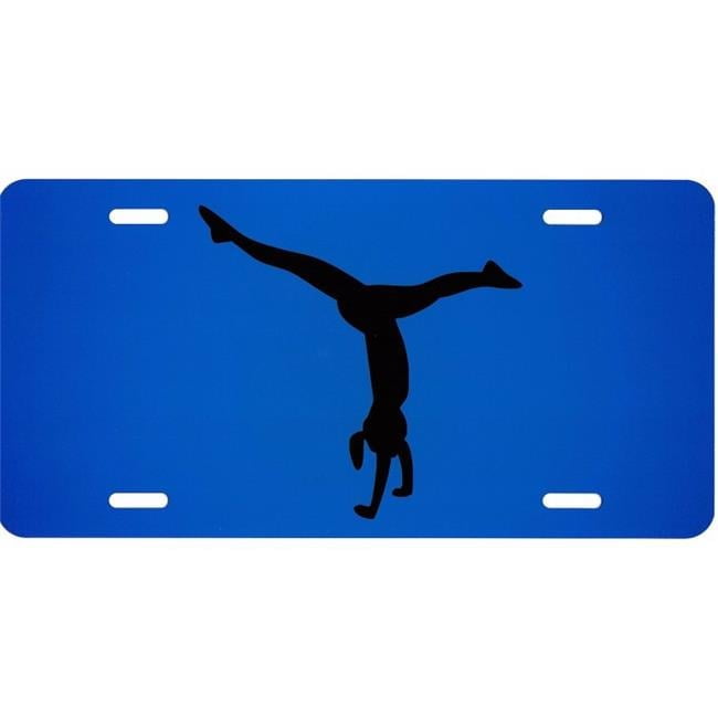 Gymnast Hand Stand No.2 Centered Photo License Plate - Walmart.com