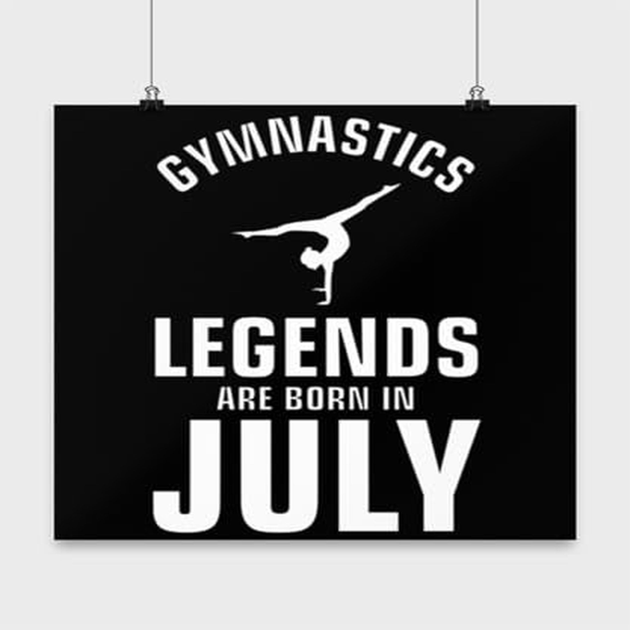 Gymnastics Legends Born in July - Sports Enthusiast - 13x13 Poster ...