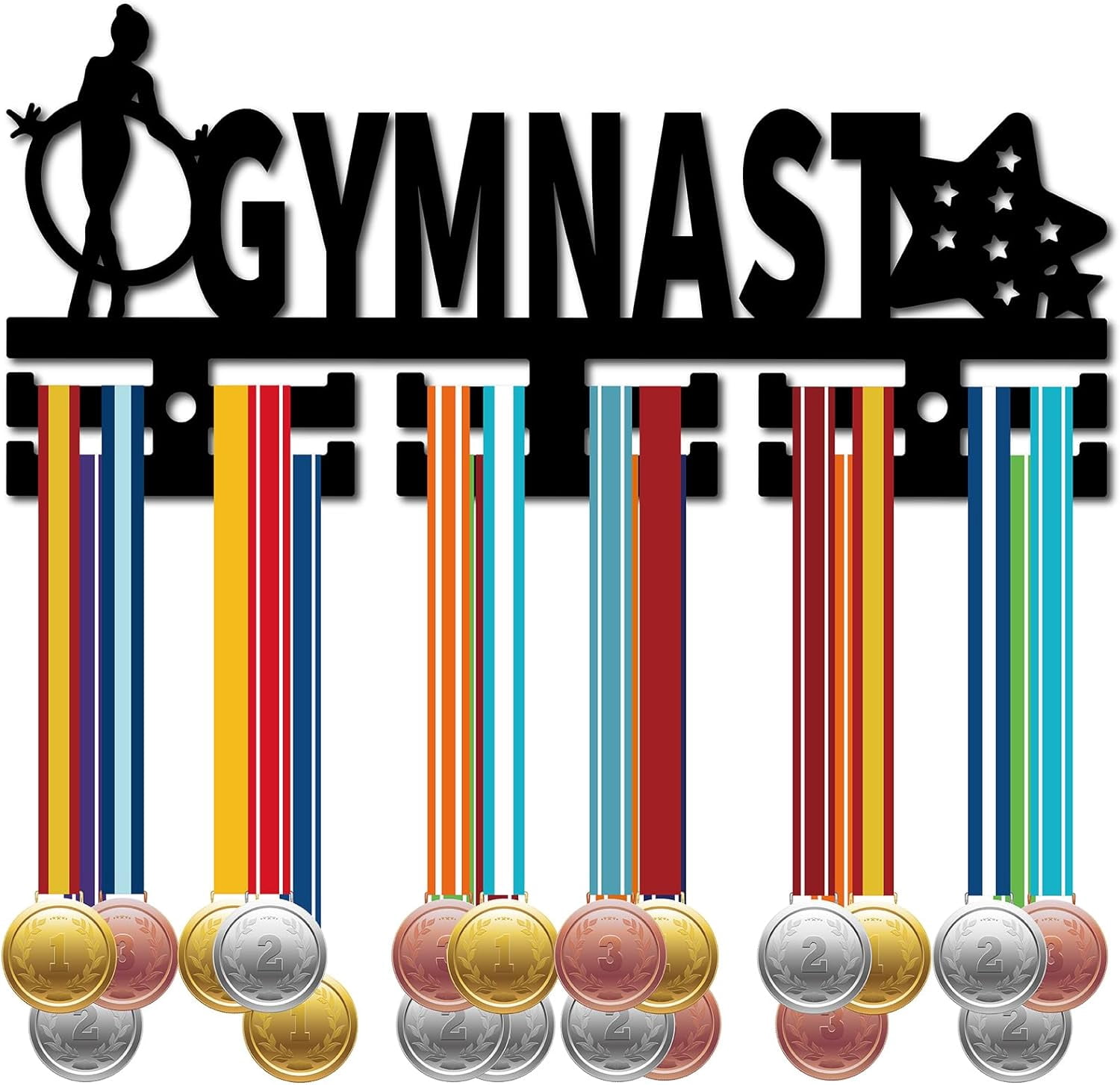 Gymnast Medal Hanger Acrylic Display Medal Holder Rack Sports Hanging ...